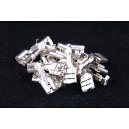 Universal Electrical connector, 6mm female spade, non insulated