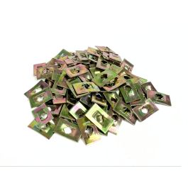 Lambretta Runner board and Gp side panel speed clips, zinc plated, Bag 100