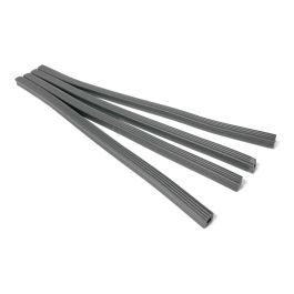 Runner strip rubber insert SET for alloy channels, GREY set 4