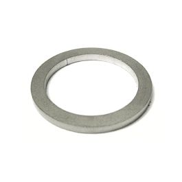 Headset throttle tube shim 2mm straight, stainless, MB (handlebar)
