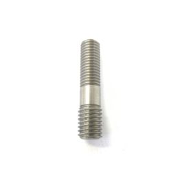 Stud, stepped, exhaust port 8mm to 7mm, OVAL 17 x 7 x 10mm Stainless MB